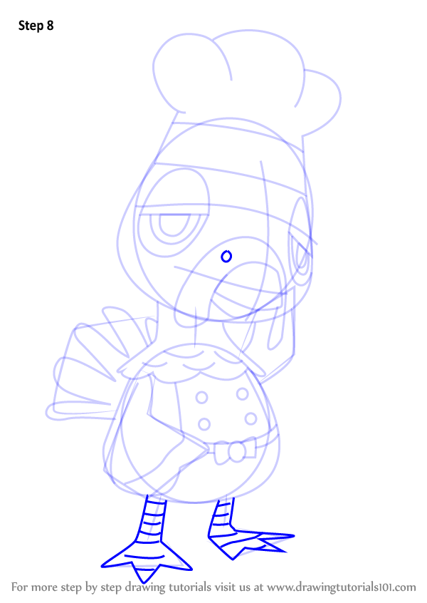 How to Draw Franklin from Animal Crossing (Animal Crossing) Step by ...