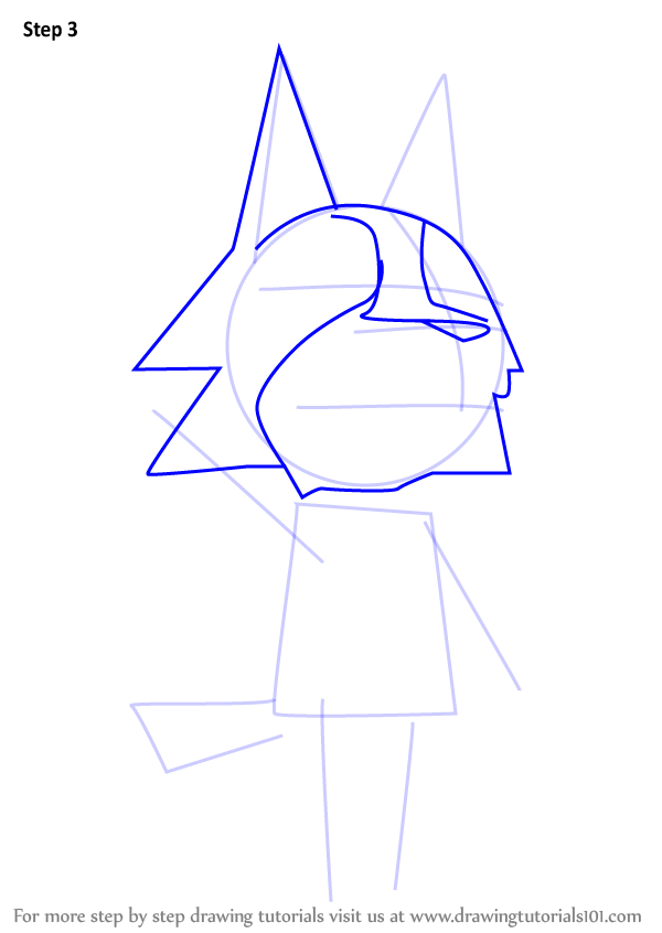 How to Draw Freya from Animal Crossing (Animal Crossing) Step by Step ...