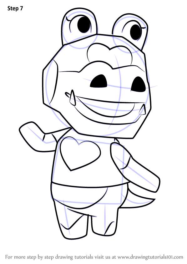 How to Draw Gayle from Animal Crossing (Animal Crossing) Step by Step ...