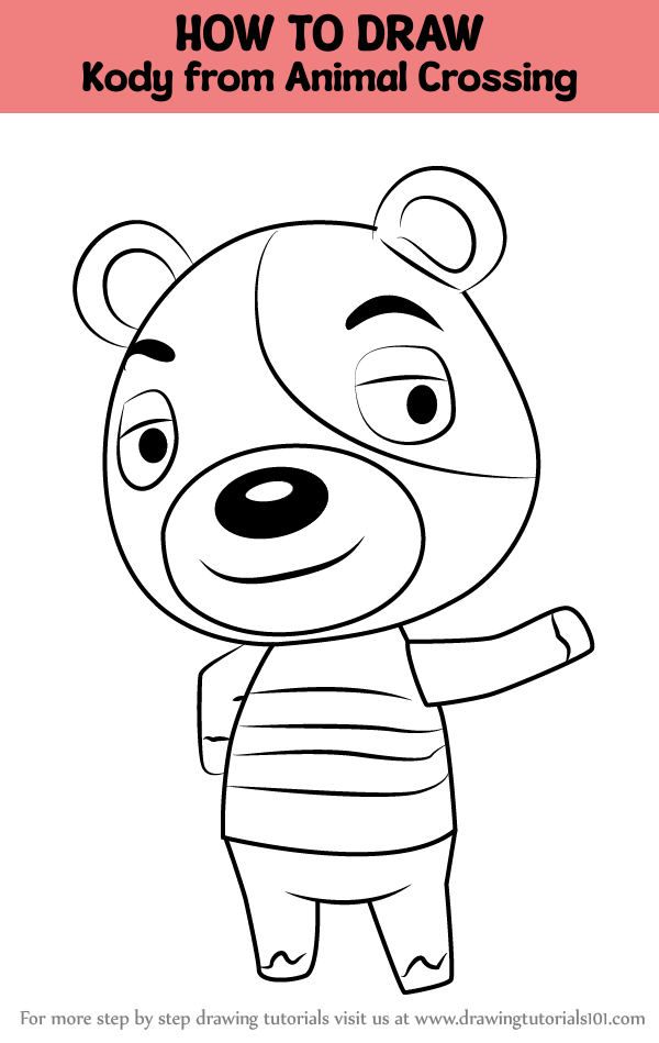 How to Draw Kody from Animal Crossing (Animal Crossing) Step by Step ...