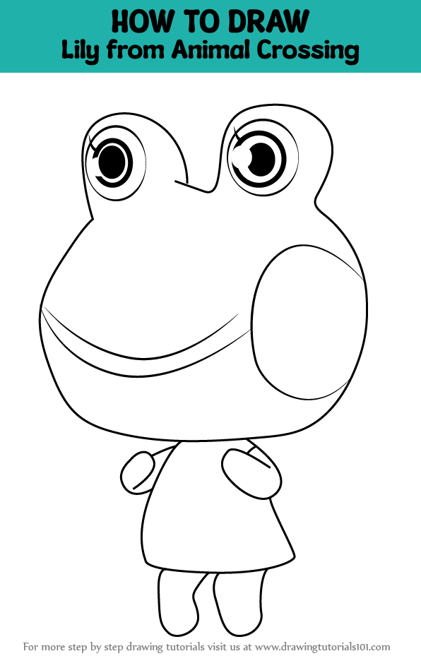 How to Draw Lily from Animal Crossing (Animal Crossing) Step by Step ...