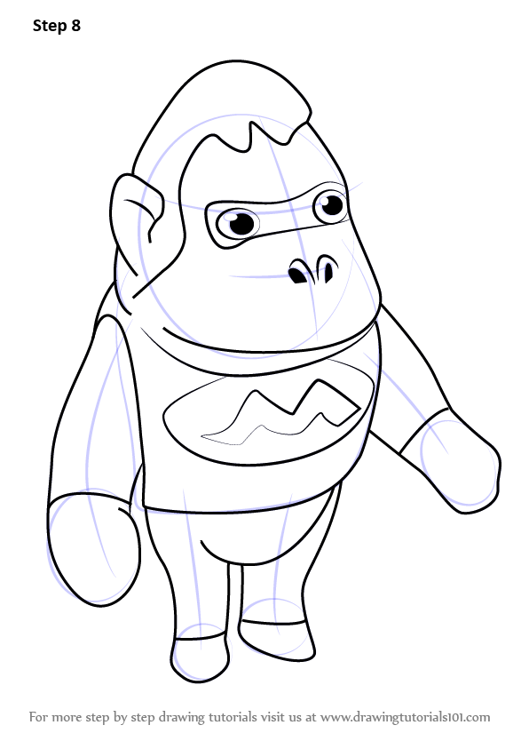 How to Draw Louie from Animal Crossing (Animal Crossing) Step by Step ...