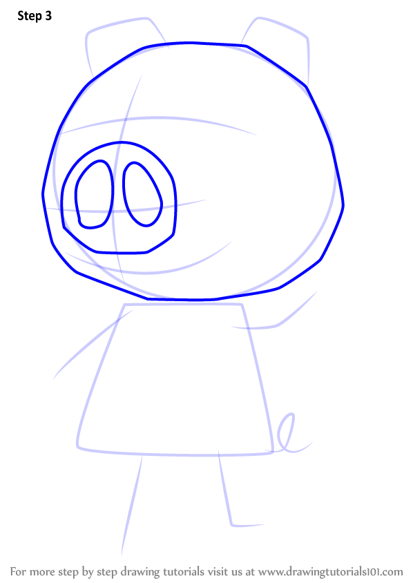 How to Draw Lucy from Animal Crossing (Animal Crossing) Step by Step ...