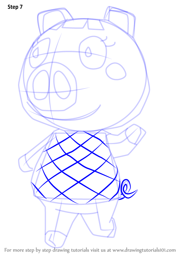 How to Draw Lucy from Animal Crossing (Animal Crossing) Step by Step ...