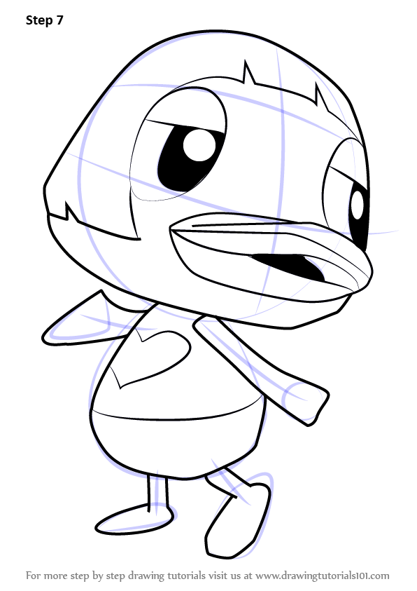 How to Draw Maelle from Animal Crossing (Animal Crossing) Step by Step ...