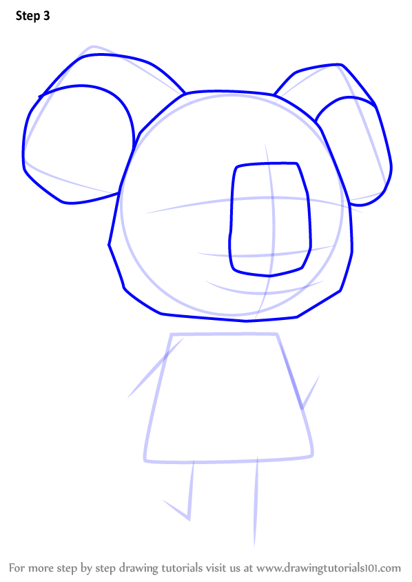How to Draw Melba from Animal Crossing (Animal Crossing) Step by Step ...