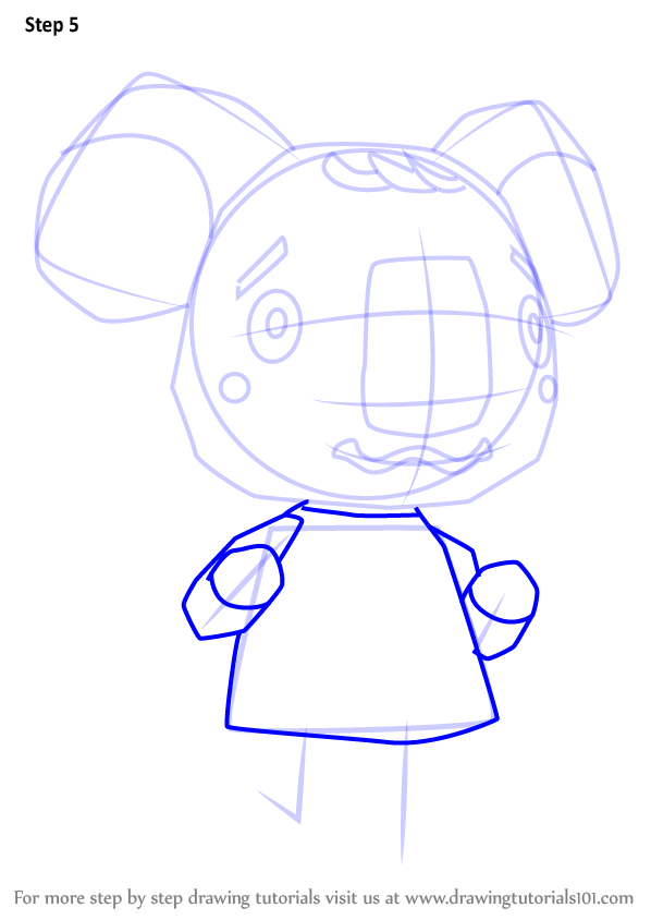 How to Draw Melba from Animal Crossing (Animal Crossing) Step by Step ...