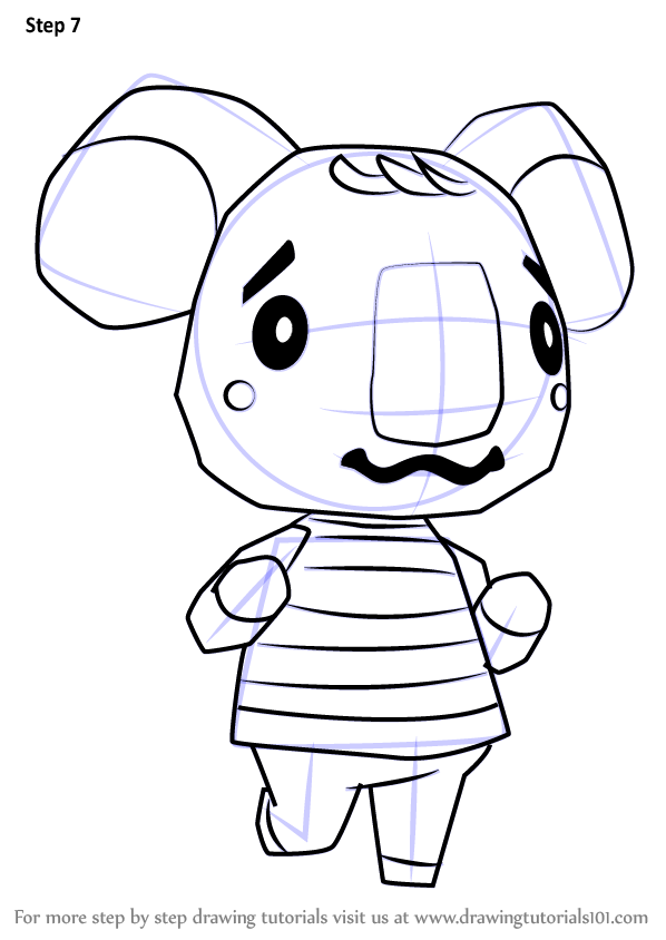 How to Draw Melba from Animal Crossing (Animal Crossing) Step by Step ...