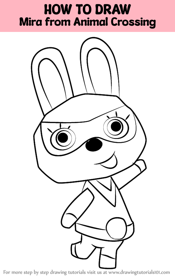 How to Draw Mira from Animal Crossing (Animal Crossing) Step by Step ...
