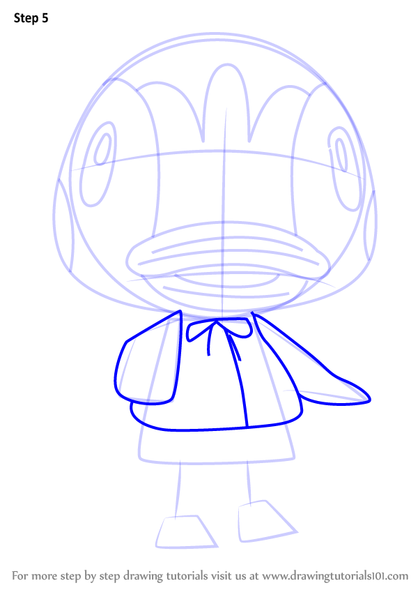 How to Draw Molly from Animal Crossing (Animal Crossing) Step by Step ...