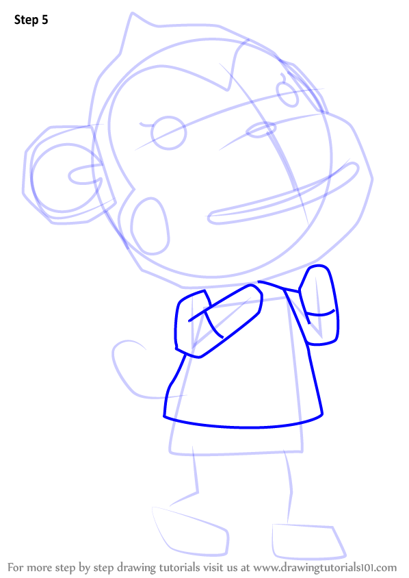How to Draw Nana from Animal Crossing (Animal Crossing) Step by Step ...