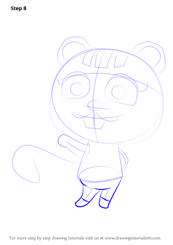 How to Draw Nibbles from Animal Crossing (Animal Crossing) Step by Step ...