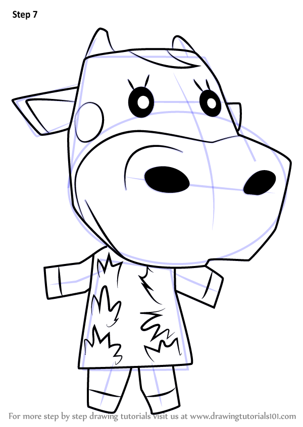 How to Draw Norma from Animal Crossing (Animal Crossing) Step by Step ...