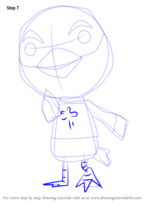 How to Draw Peck from Animal Crossing (Animal Crossing) Step by Step ...