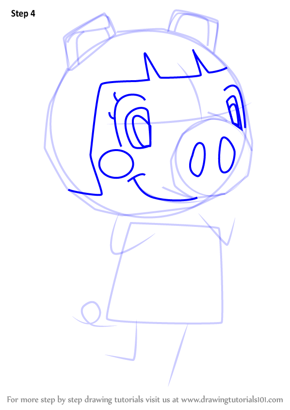 How to Draw Peggy from Animal Crossing (Animal Crossing) Step by Step ...