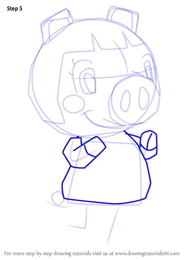 How to Draw Peggy from Animal Crossing (Animal Crossing) Step by Step ...
