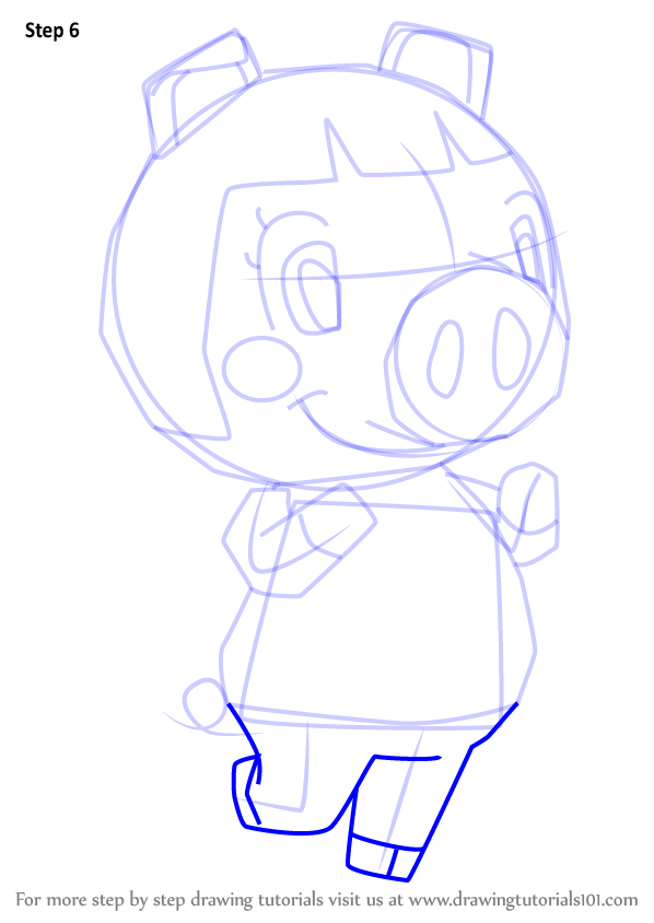 How to Draw Peggy from Animal Crossing (Animal Crossing) Step by Step ...