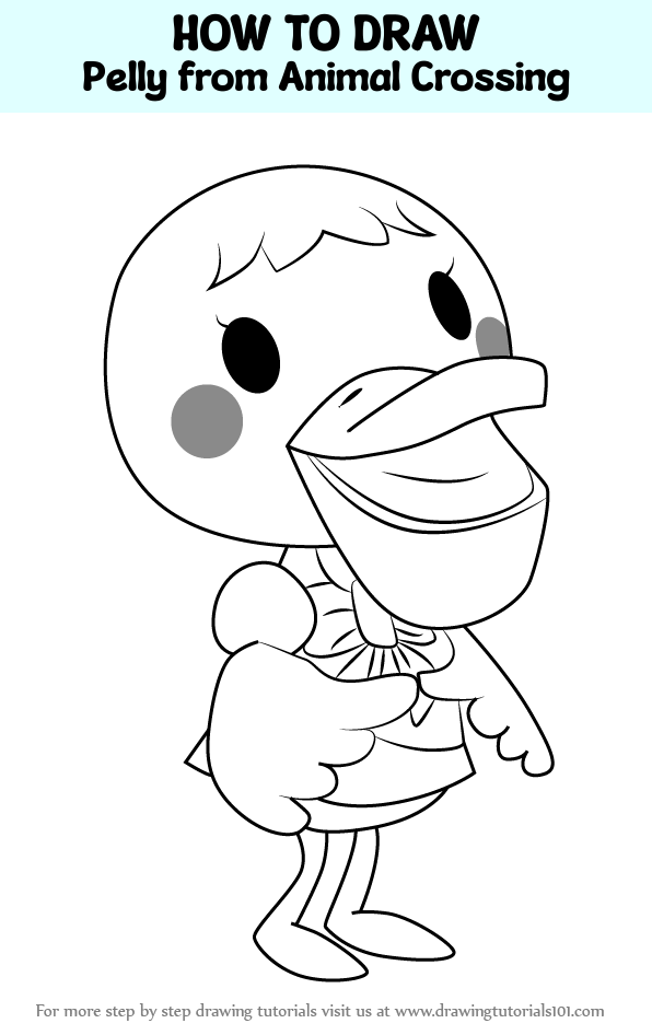 How to Draw Pelly from Animal Crossing (Animal Crossing) Step by Step ...