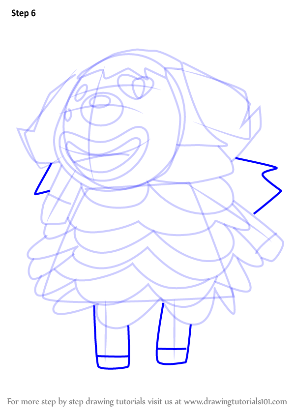 How to Draw Pietro from Animal Crossing (Animal Crossing) Step by Step ...