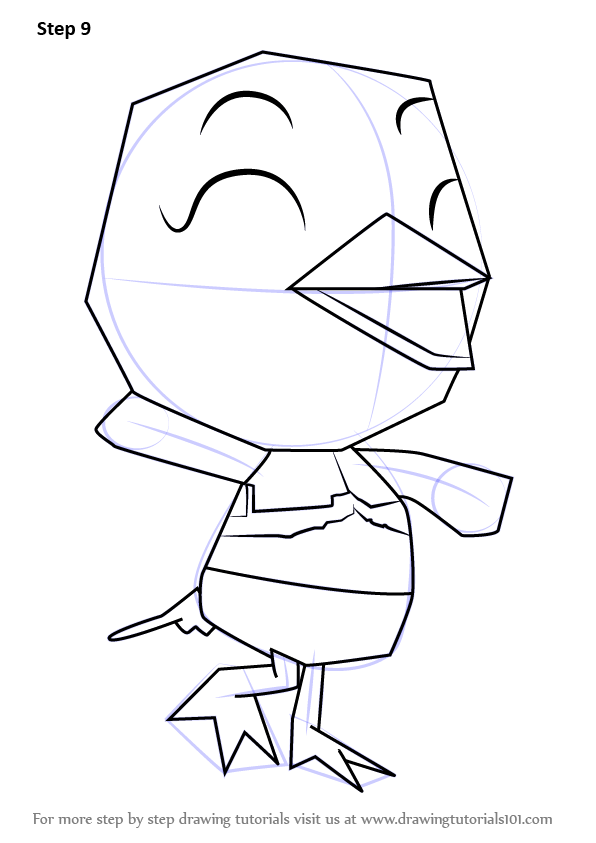 How to Draw Piper from Animal Crossing (Animal Crossing) Step by Step ...