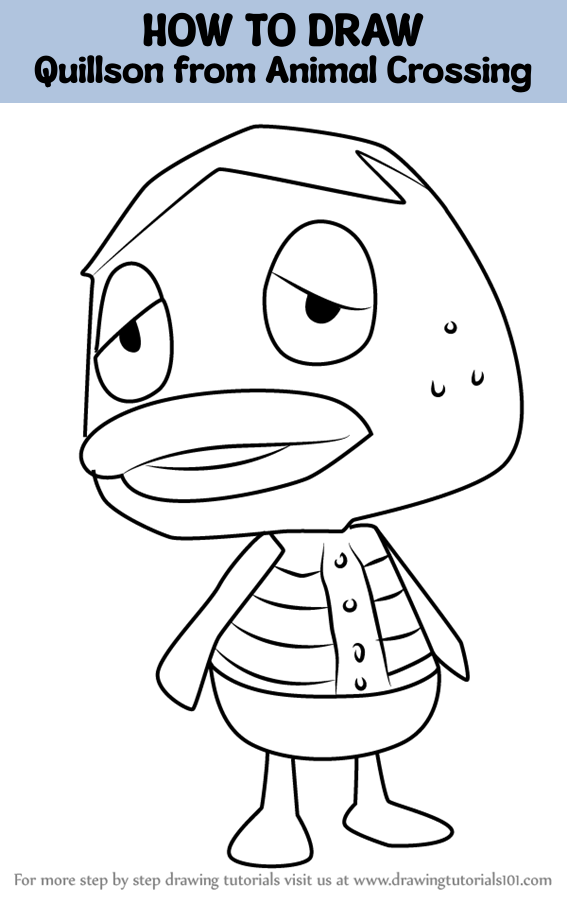 How to Draw Quillson from Animal Crossing (Animal Crossing) Step by ...