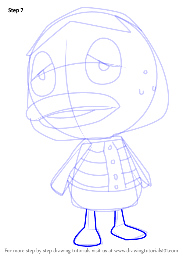 How to Draw Quillson from Animal Crossing (Animal Crossing) Step by ...
