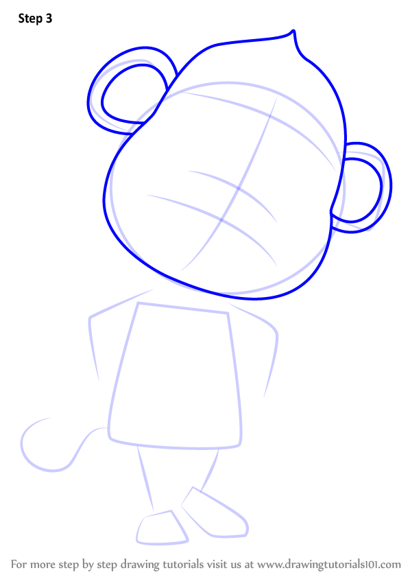 How to Draw Shari from Animal Crossing (Animal Crossing) Step by Step ...
