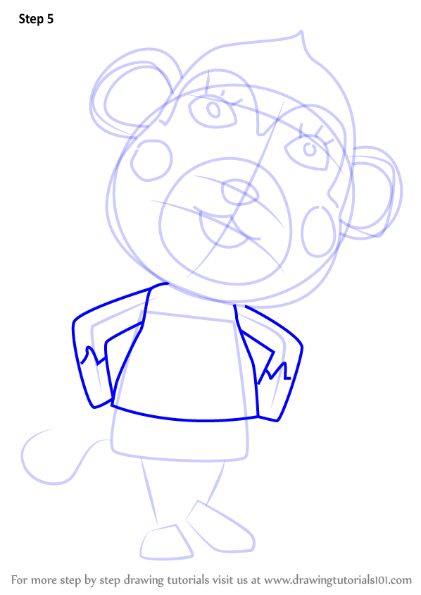 How to Draw Shari from Animal Crossing (Animal Crossing) Step by Step ...
