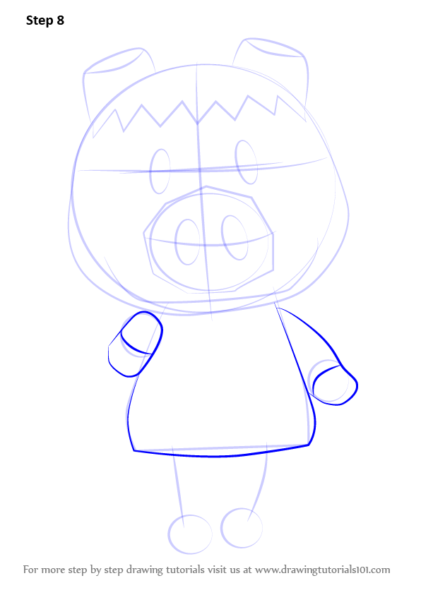 How to Draw Spork from Animal Crossing (Animal Crossing) Step by Step ...