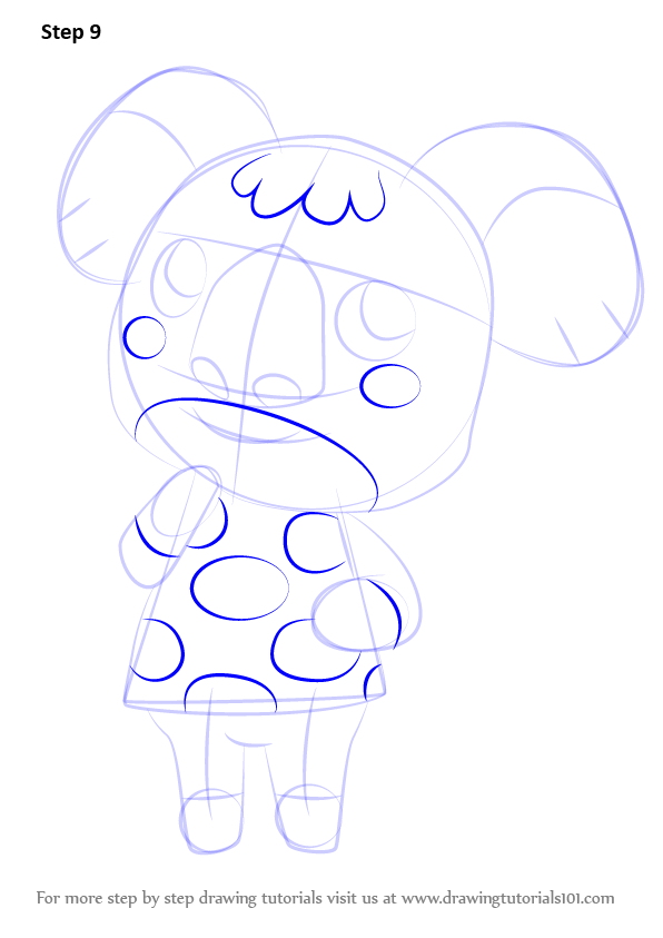 How to Draw Sydney from Animal Crossing (Animal Crossing) Step by Step ...