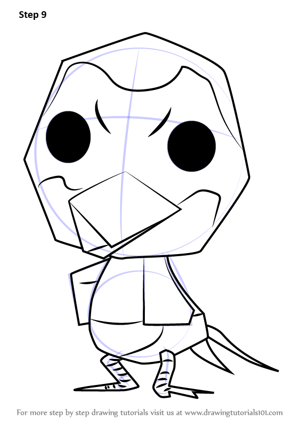 How to Draw Twirp from Animal Crossing (Animal Crossing) Step by Step ...