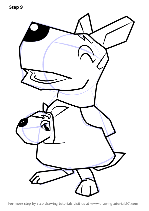 How to Draw Valise from Animal Crossing (Animal Crossing) Step by Step ...