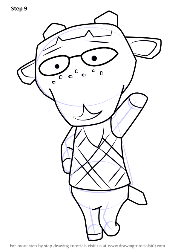 How to Draw Velma from Animal Crossing (Animal Crossing) Step by Step ...