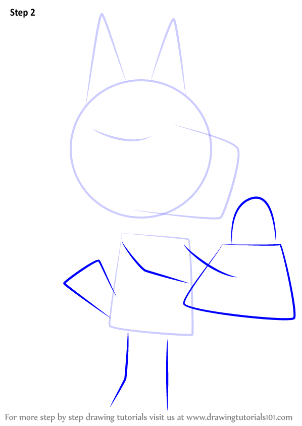 How to Draw Vivian from Animal Crossing (Animal Crossing) Step by Step ...