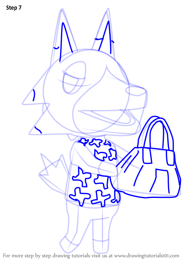 How to Draw Vivian from Animal Crossing (Animal Crossing) Step by Step ...