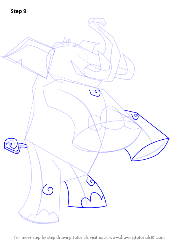 How to Draw Elephant from Animal Jam (Animal Jam) Step by Step ...