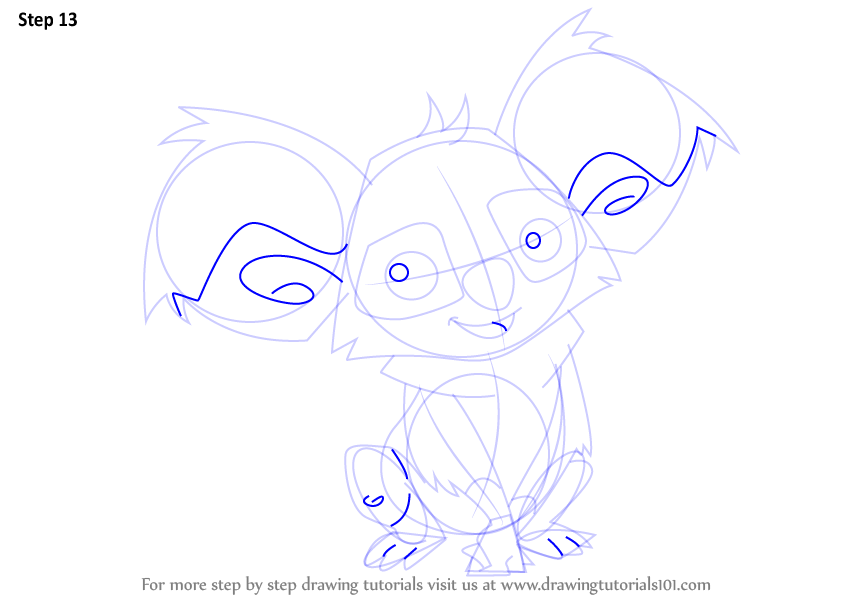 How to Draw Koala from Animal Jam (Animal Jam) Step by Step ...
