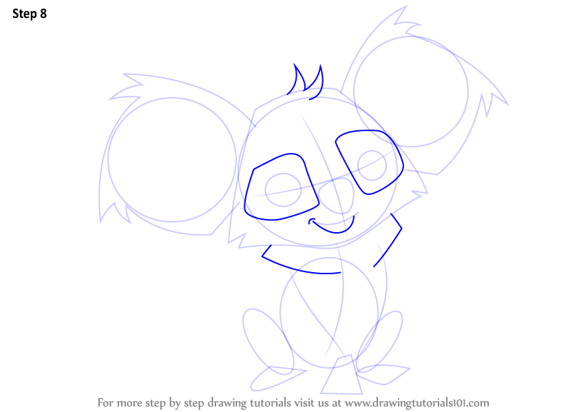 How to Draw Koala from Animal Jam (Animal Jam) Step by Step ...
