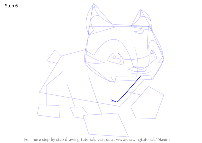How to Draw Lynx from Animal Jam (Animal Jam) Step by Step ...
