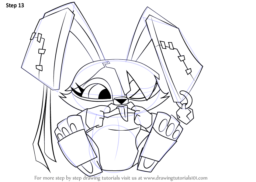 How to Draw Peck from Animal Jam (Animal Jam) Step by Step ...