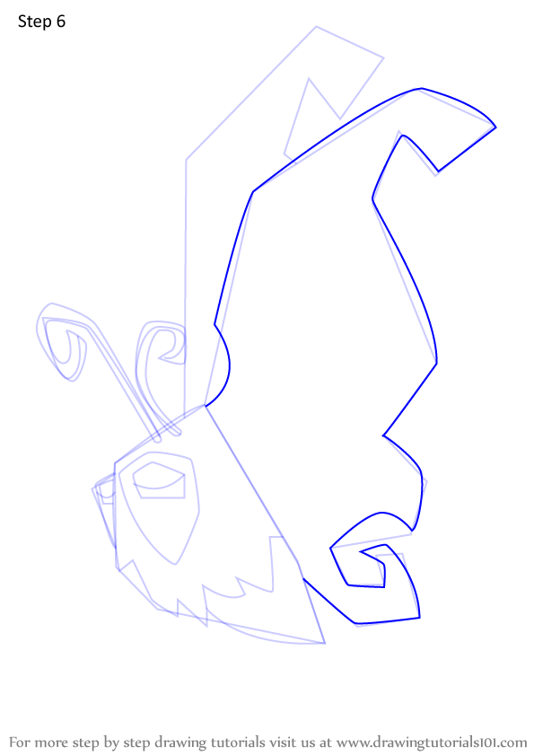 How to Draw Pet Butterfly from Animal Jam (Animal Jam) Step by Step ...