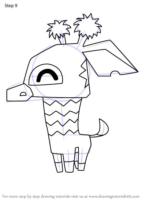 How to Draw Pet Giraffe from Animal Jam (Animal Jam) Step by Step ...