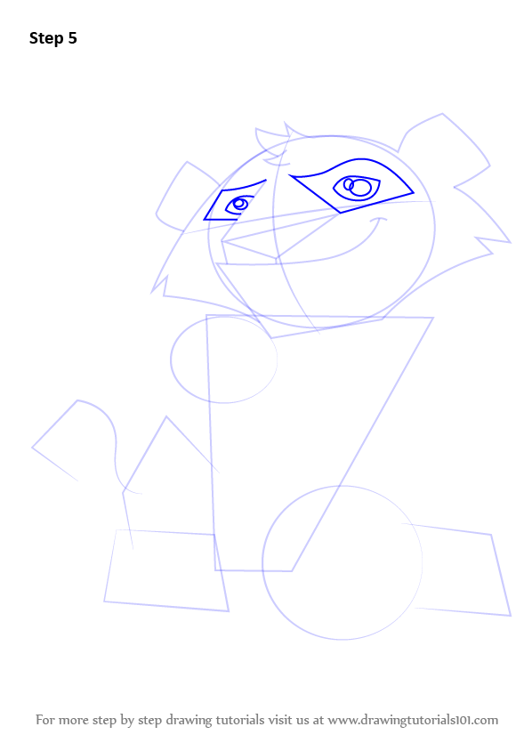 How to Draw Tiger from Animal Jam (Animal Jam) Step by Step ...
