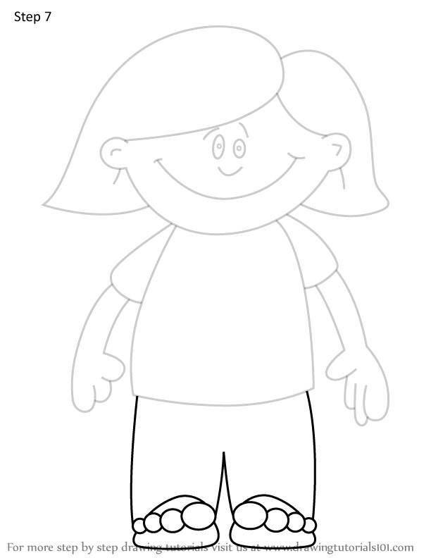 How to Draw Annie Frazier from Backyard Sports (Backyard Sports) Step ...
