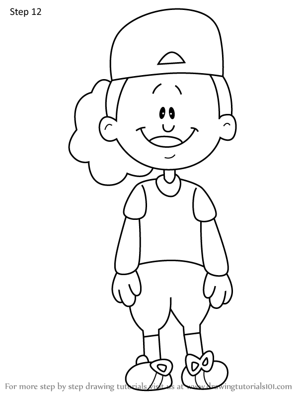 How to Draw Stephanie Morgan from Backyard Sports (Backyard Sports ...