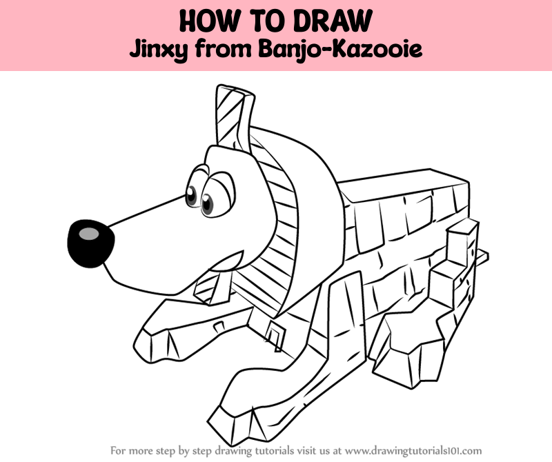 How to Draw Jinxy from Banjo-Kazooie (Banjo-Kazooie) Step by Step ...