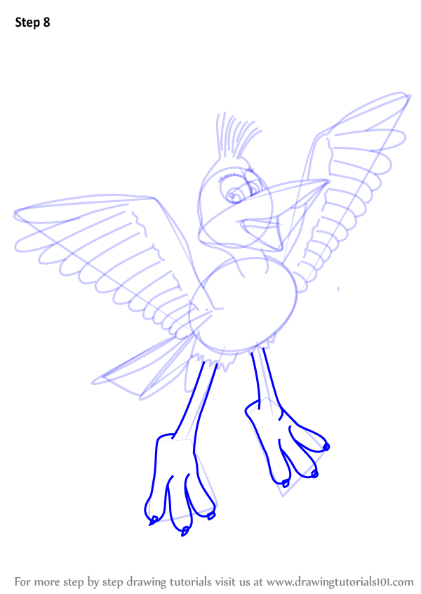 How to Draw Kazooie from Banjo-Kazooie (Banjo-Kazooie) Step by Step ...
