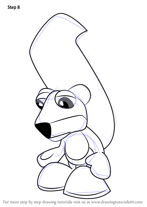 How to Draw Nabnut from Banjo-Kazooie (Banjo-Kazooie) Step by Step ...
