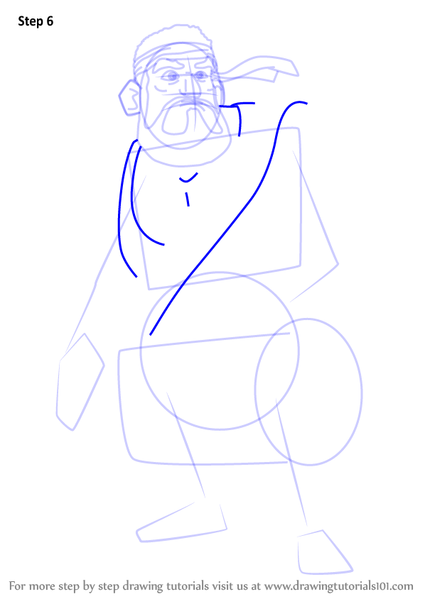 How to Draw Heavy from Boom Beach (Boom Beach) Step by Step ...