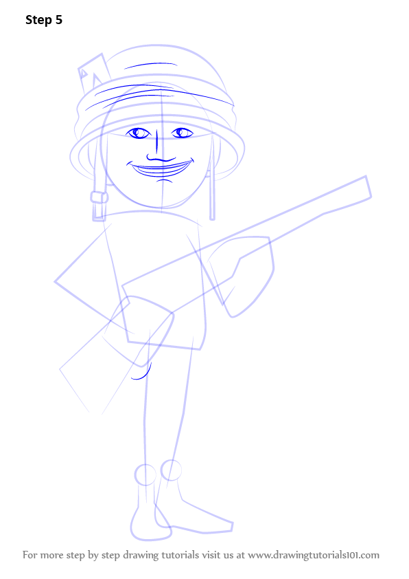 How to Draw Rifleman from Boom Beach (Boom Beach) Step by Step ...